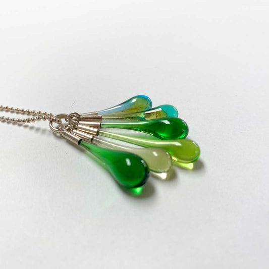 Contemporary glass necklaces by Wearing Glass